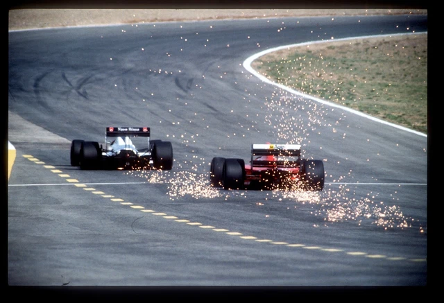 FERRARI, NIPPON RAISING sparks. F1 GP. Vintage slide diapo S487 EUR 10 ...
