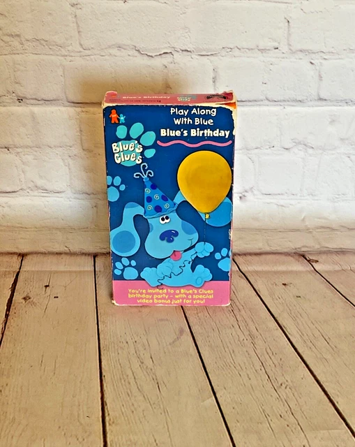 BLUE'S CLUES BLUE'S Birthday VHS by Paramount 1998 NR 38mins £9.49 ...