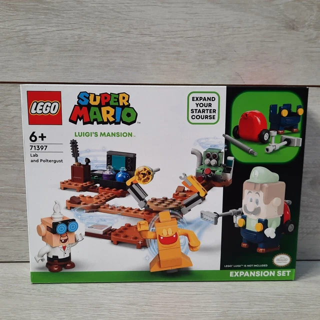 LEGO SUPER MARIO: Luigi’s Mansion Lab Poltergeist Expansion (71397 ...