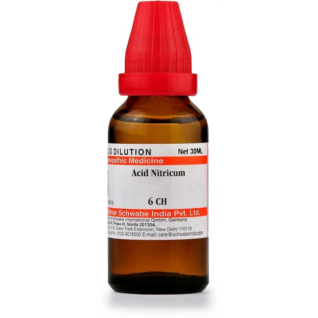WILLMAR SCHWABE HOMEOPATHY Acid Nitricum (30 ML) (Select Potency) $19. ...
