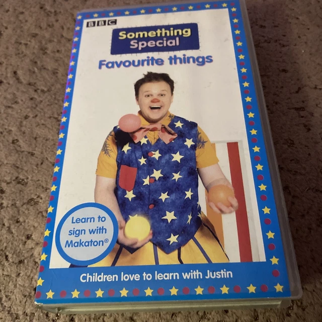 BBC SOMETHING SPECIAL Favourite Things Cbeebies Makaton VHS 2005 ...