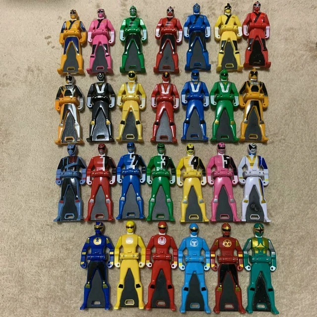 POWER RANGERS SUPER Megaforce Gokaiger Ranger Key 27p Set Bundle ...