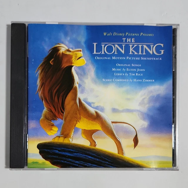 THE LION KING 'Original Motion Picture Soundtrack' CD Album 1994 AUST ...