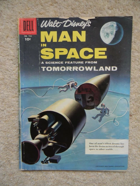 WALT DISNEY'S MAN IN SPACE a science feature from TOMORROWLAND ...