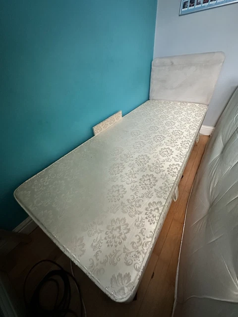 OTTOMAN BED AND Mattress 6foot2 - Lift Up With Storage. Collection Only ...