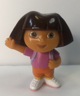 NICK JR DORA The Explorer Waving Figure PVC 2.5" Toy Viacom Mattel 2006 ...