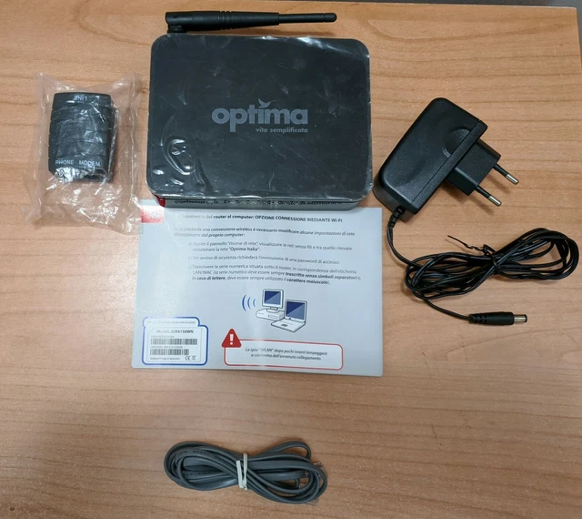 MODEM ROUTER WI-FI ADSL - Optima JDR4150WN EUR 8,00 - PicClick IT