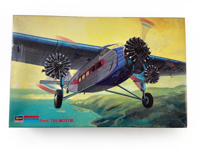 NICE RARE VINTAGE 1/72 scale HASEGAWA/MONOGRAM model kit. Ford Tri ...
