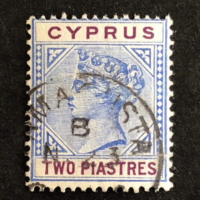 CYPRUS 1896 2p STAMP- FAMAGUSTA - TWO PIASTRES - QUEEN VICTORIA - Sg ...
