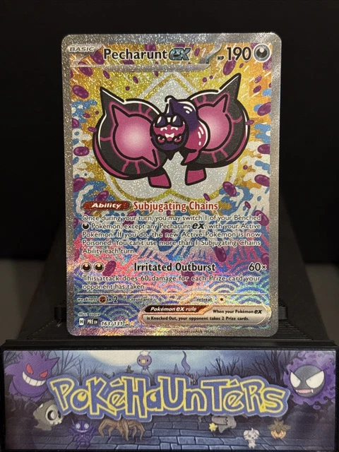 POKEMON CARD PECHARUNT Ex 163/131 Prismatic Evolutions Rare Near Mint £ ...