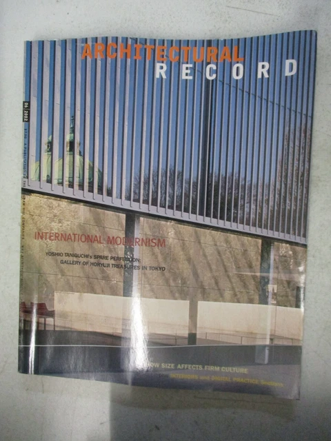 ARCHITECTURAL RECORD MAGAZINE June 2002 Yoshio Taniguchi Gallery Of ...