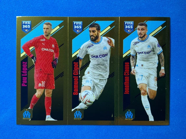 FIGURINE STICKERS PANINI Fifa 365 2024 n.199 Lopez/Gigot/Clauss ...