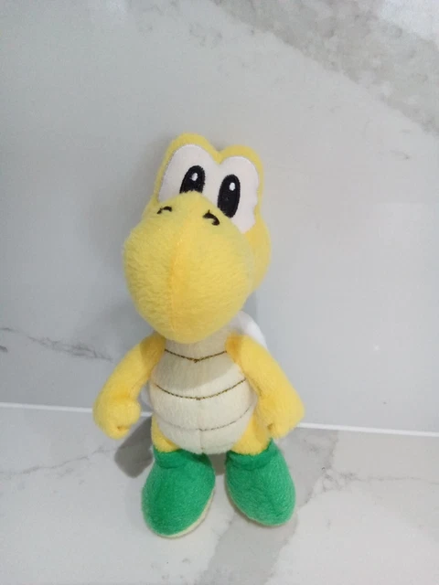 SUPER MARIO BROS Koopa Troopa Turtle Plush Cuddly Soft Toy Nintendo 21cm tall EUR 9,29 - PicClick FR