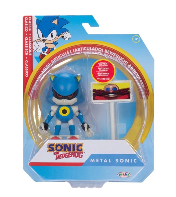 SONIC THE HEDGEHOG 10cm Metal Sonic Figure Wave 17 Brand New £22.99 ...