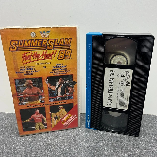 WWF WWE SUMMERSLAM '89 1989 Wrestling VHS PAL Video Tape! £6.95 ...
