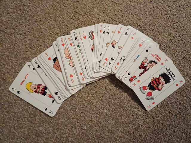 THE BEANO COLLECTION playing cards - Vintage 1998 Collectable in case £ ...