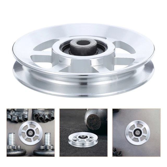 FITNESS PULLEY SYSTEM Cable Machine Wheel Aluminum Pulleys for Gym £18. ...
