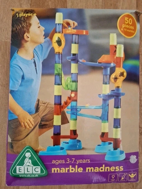ELC EARLY LEARNING Centre Plastic Marble Madness Marble Run with 6 ...