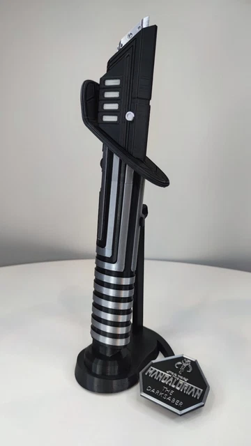 MANDALORIAN DARK SABER prop replica Star Wars Mando light saber Jedi ...