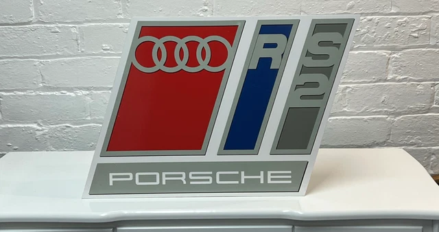 RARE AUDI RS2 Garage Sign Plaque Dealership Showroom Badge £495.00 ...