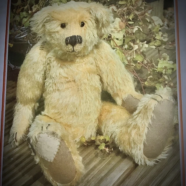 TEDDY BEAR SEWING Pattern For Traditional Mohair Jointed Vintage Style ...