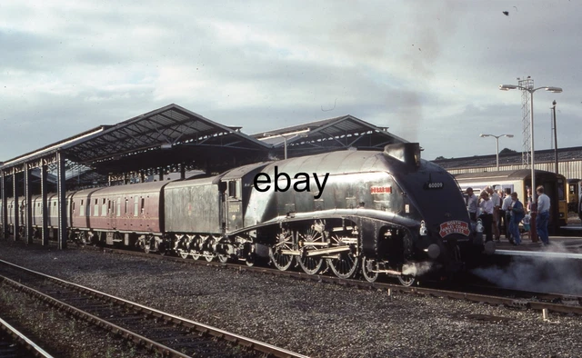 35MM RAILWAY SLIDE- Steam Loco A4 Class 60009 'Union of South Africa ...