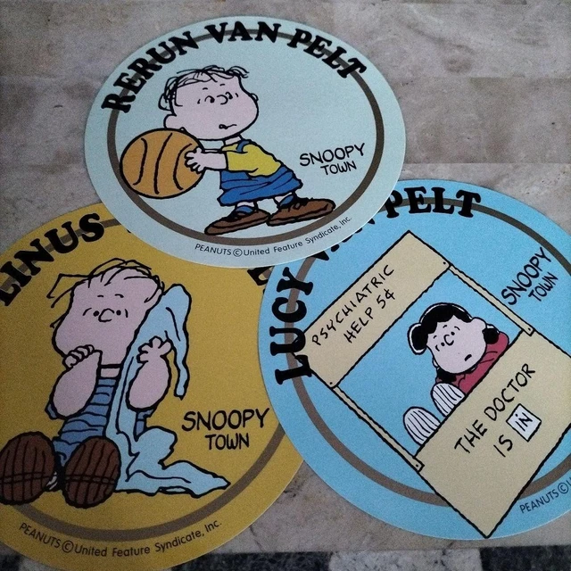 SNOOPY TOWN LIMITED Big Sticker Linus Brothers Lilan Lucy EUR 52,35 ...
