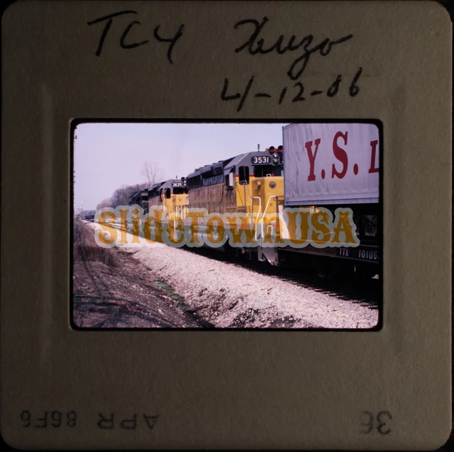 VTG 1986 TRAIN Slide 3531 UP Union Pacific Engine Y2L088 £6.80 ...