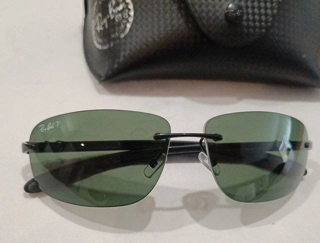 RAY BAN RB 8303 lunette de soleil homme polarisé Carbone Noir Rayban ...