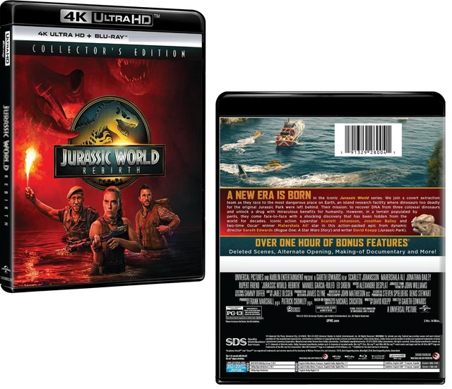 JURASSIC WORLD REBIRTH (7 - 2025): Scarlett Johansson - NEW US 4K UHD + BLU-RAY £45.52 - PicClick UK