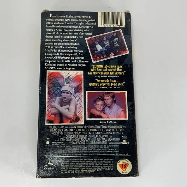 GUMMO VHS HARMONY Korine Chloe Sevigny RARE Cult 90’s Movie Linda Manz ...