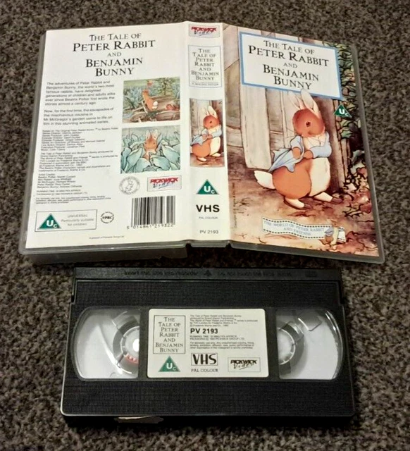 THE TALE OF Peter Rabbit And Benjamin Bunny Beatrix Potter Pal Vhs ...