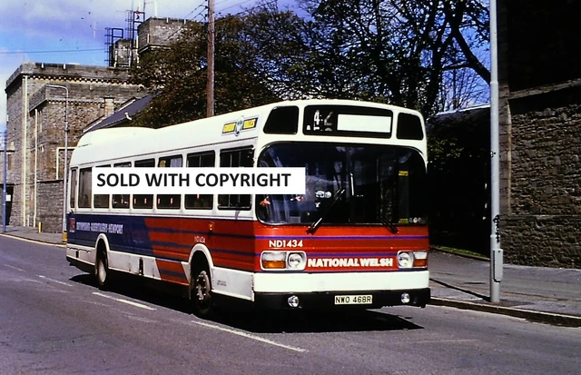 BUS SLIDE 35mm National Welsh Leyland National NWO468R Sold with ...