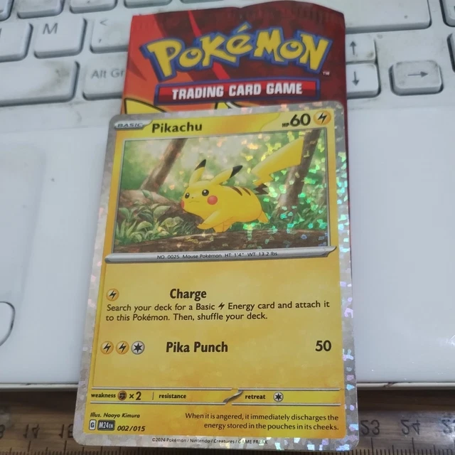 PIKACHU POKEMON CARD-MCDONALDS Promotion 2025-Mint Condition-Shiny ...