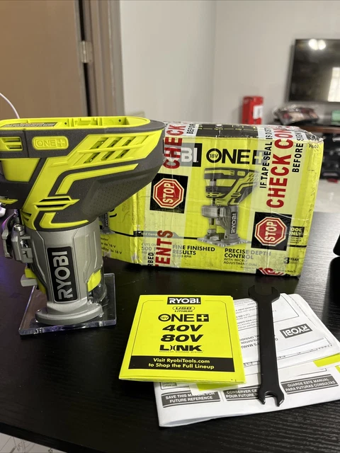 RYOBI ONE+ 18V Cordless Fixed Base Trim Router (Tool Only) P601 $60.00 ...