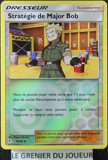 CARTE POKÉMON STRATÉGIE de Major Bob 60/68 REVERSE DESTINÉES OCCULTES ...
