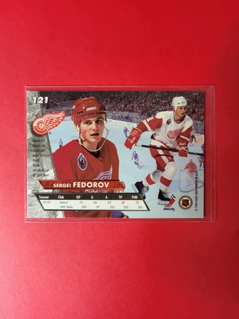 CARTE DE HOCKEY 1993-94 Fleer Ultra Detroit Red Wings #121 Sergei ...