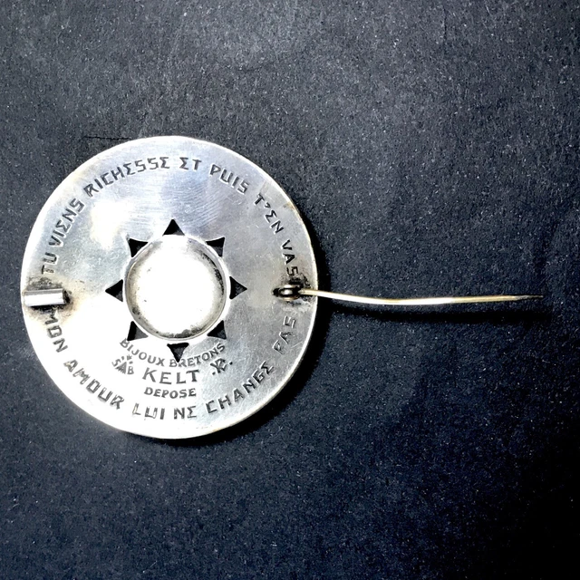 ANCIENNE BROCHE KELT Signé René Yves Creston Seiz Breur « La Fortune ...
