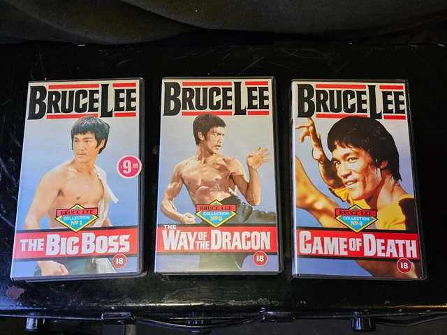 BRUCE LEE VHS Collection No: 1, 3, and 4 £14.95 - PicClick UK