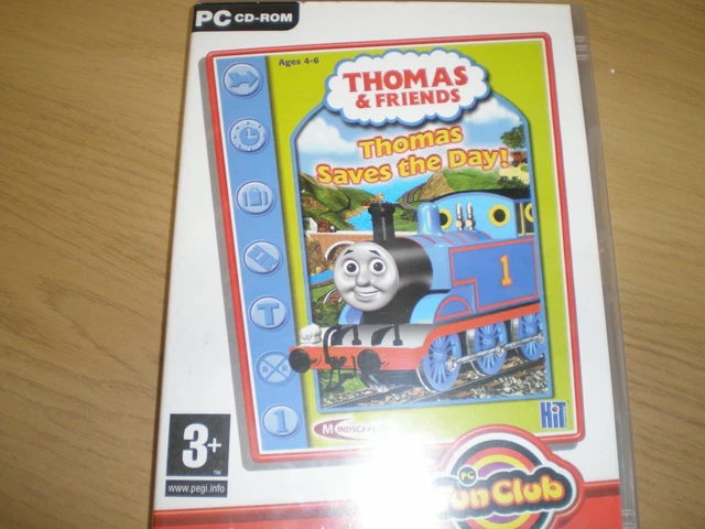 THOMAS & FRIENDS Thomas Saves the Day PC GAME CD ROM MINDSCAPE TANK ...