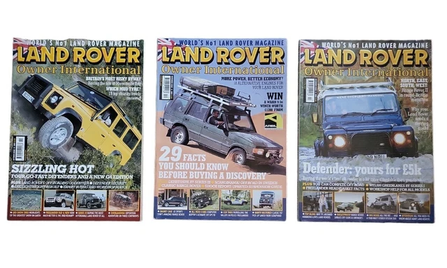 LAND ROVER OWNER International Mag Trio, Oct/Nov/Dec 2003, Illustrated ...