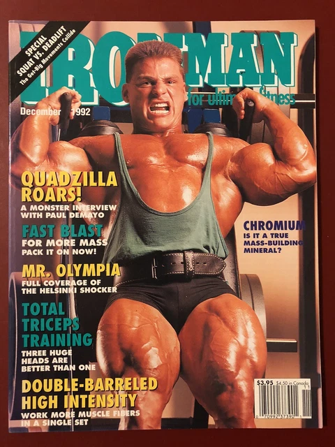 IRONMAN 1992 DEC Vol.51 #12 Paul « Quadzilla » DeMayo Peak Cover! Old ...