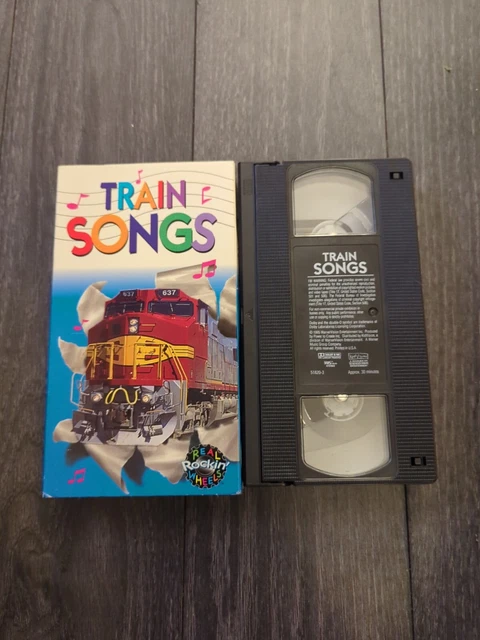 VINTAGE TRAIN SONGS - Real Rockin Wheels (VHS, 1995)Kid Vision Video ...