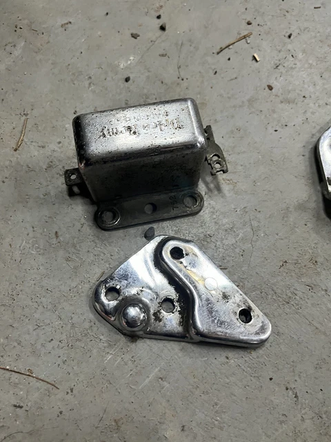 DEL 1 HARLEY Knucklehead Flathead Panhead Delco Remy Relay Mount Oem ...