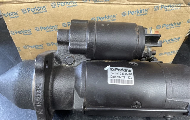 BRAND NEW GENUINE Perkins Starter Motor 2873K601 T410861 12v NJ 1100 £ ...