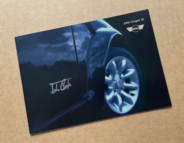 CLASSIC MINI JOHN Cooper LE Brochure - 1999 - Mint £16.31 - PicClick UK