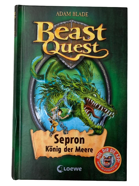 BEAST QUEST SEPRON König der Meere Adam Blade Fantasy Kinderbuch ab 8 ...