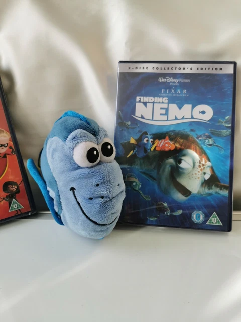 LOT: DISNEY PIXAR The Incredibles & Finding Nemo 2 Disc DVDs + Dory Toy ...
