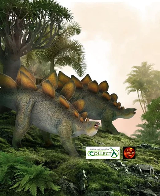 STEGOSAURUS DINOSAUR DELUXE Scale Toy Model Figure by CollectA 88353 ...