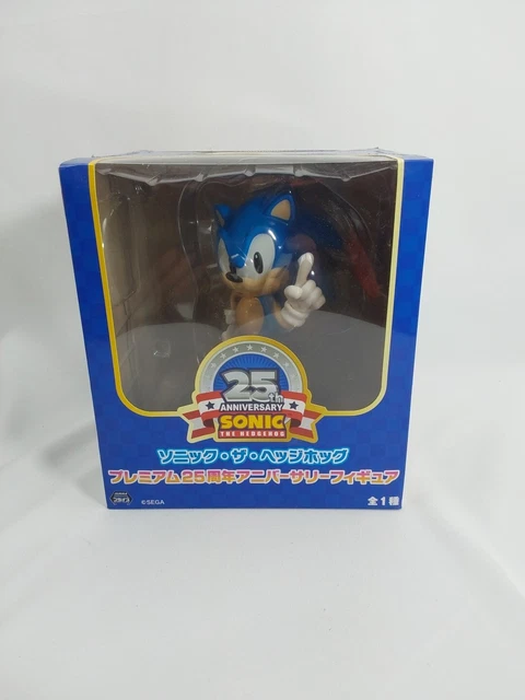 SONIC THE HEDGEHOG Premium 25th Anniversary Figure Game Character Rare ...